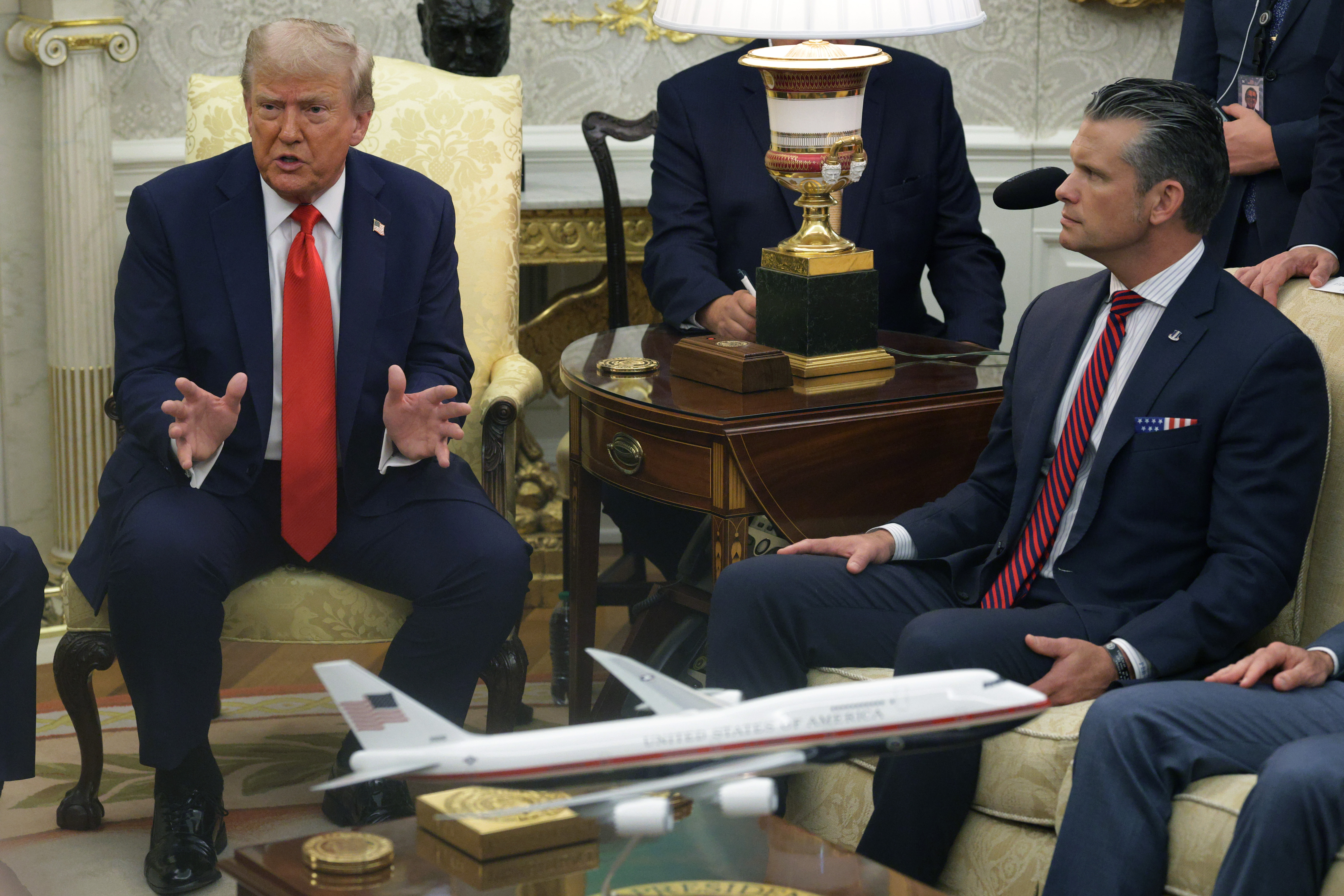Trump says US again targeted a boat allegedly carrying drugs from ...