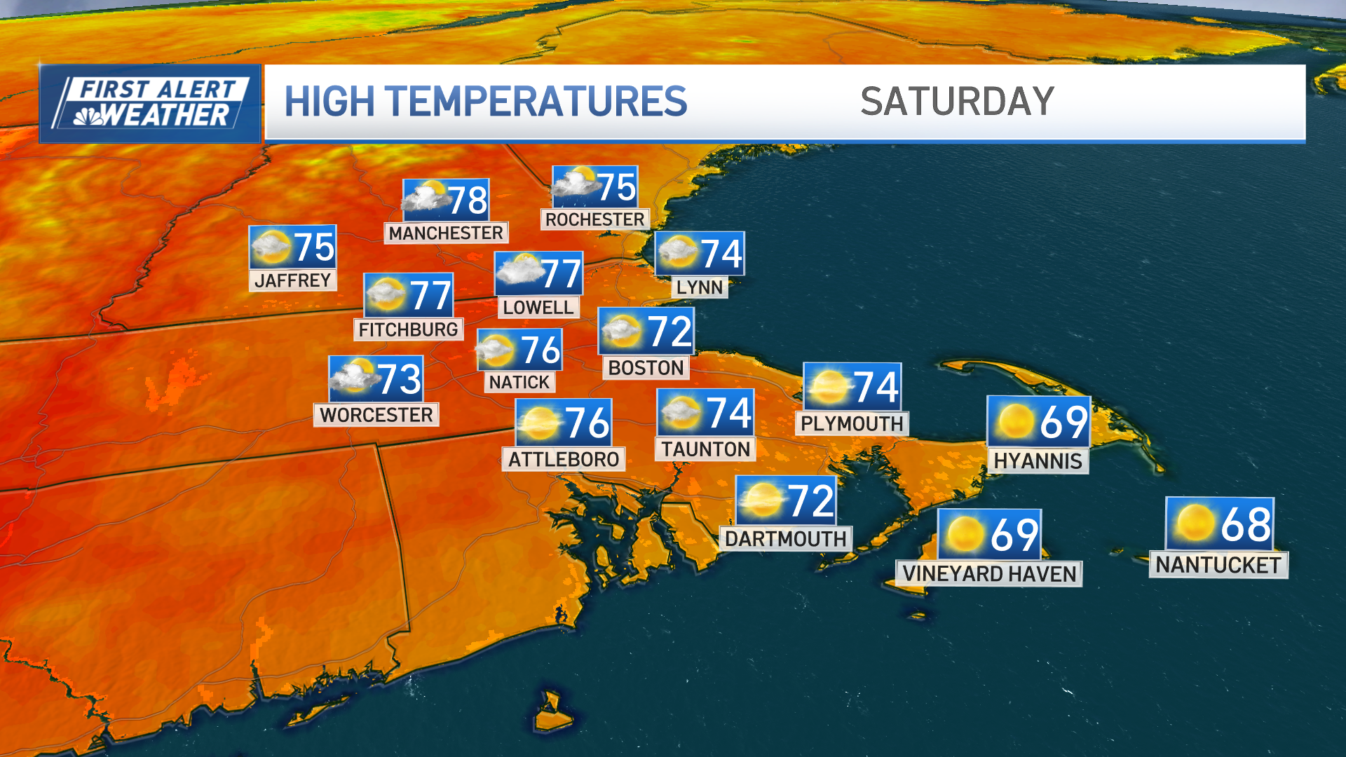 Boston weather today feels like fall this weekend – NBC Boston