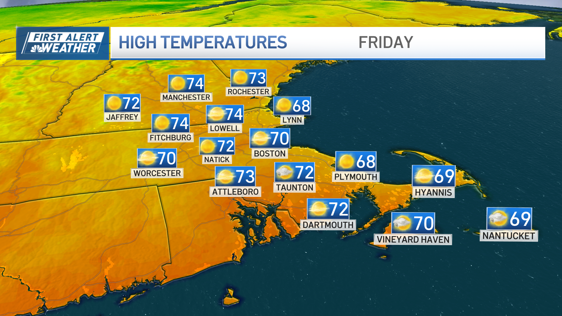 Boston weather today: summerlike temps – NBC Boston