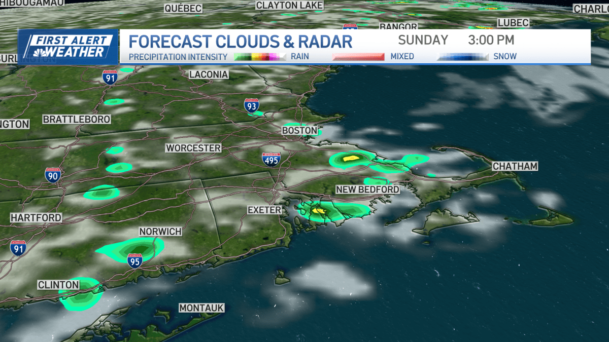 Boston weather: rain today, live radar – NBC Boston