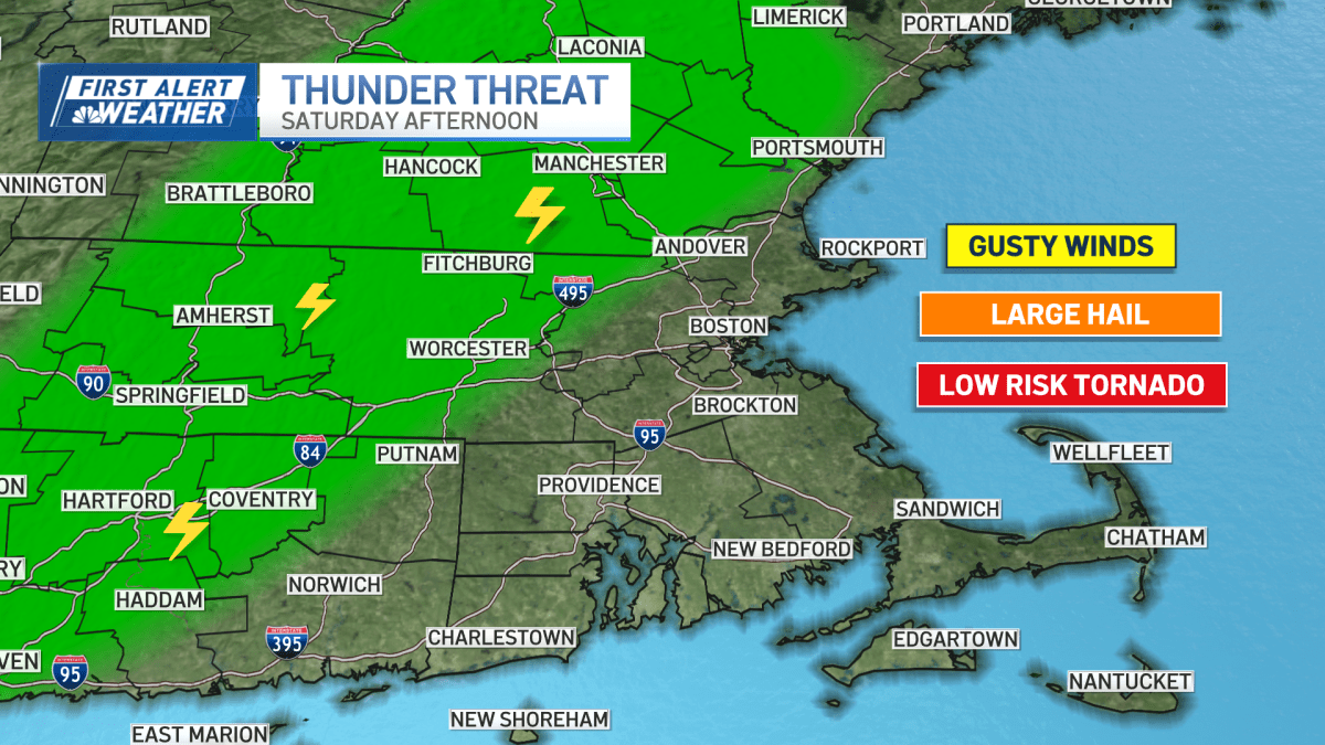 Boston weather today: tracking Saturday storms, live radar – NBC Boston