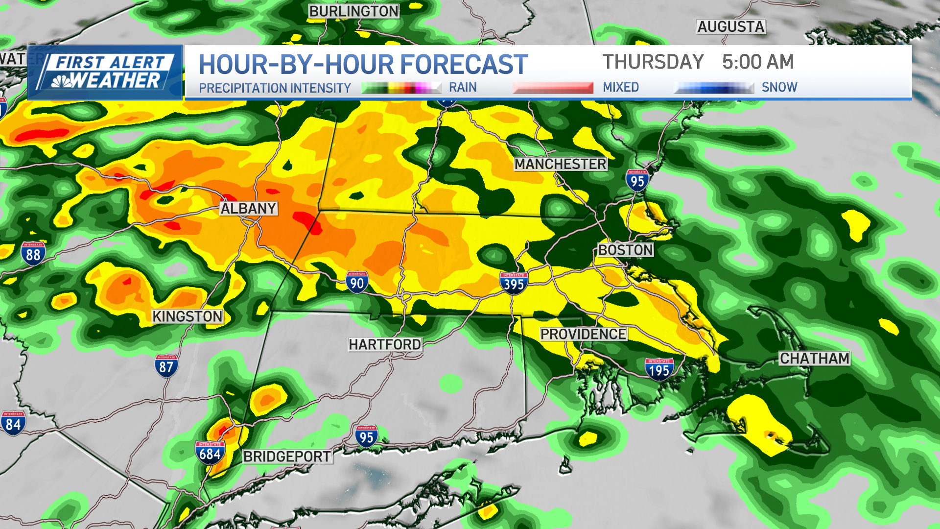 Weather today Boston rain: Timing, live radar – NBC Boston