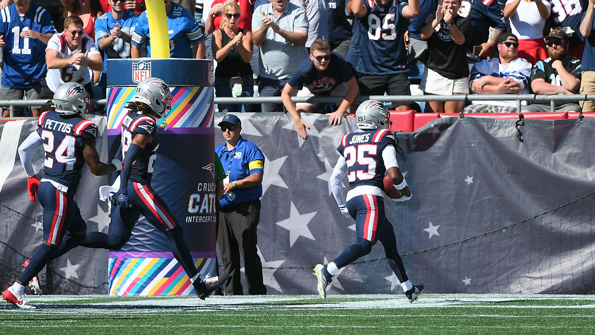 Patriots-Panthers recap: Marcus Jones’ dazzling returns spark 42-13 ...