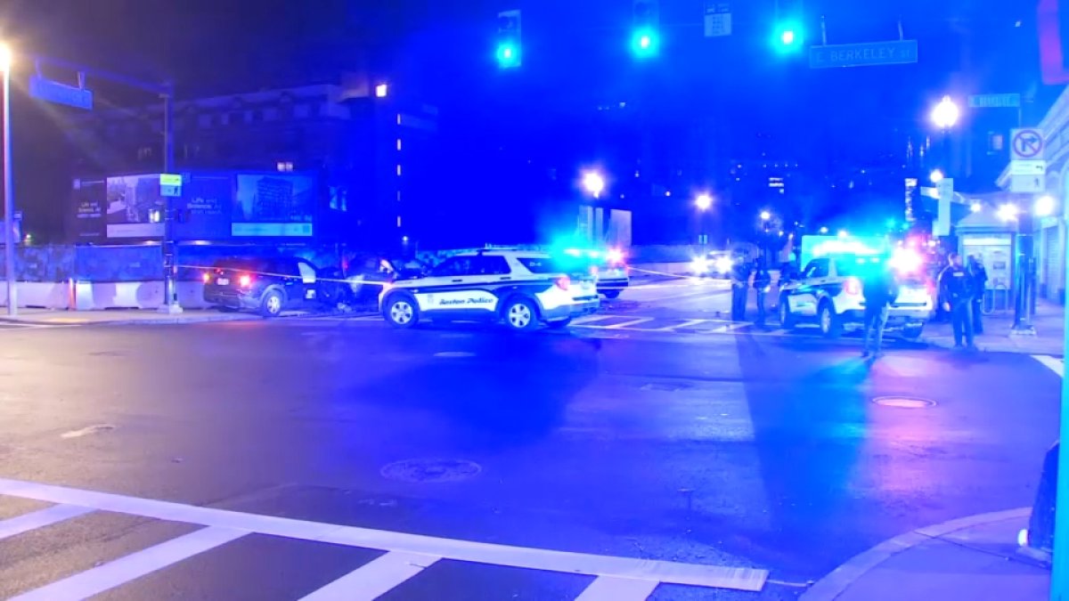 Boston crash at East Berkeley and Washington streets injures officers ...