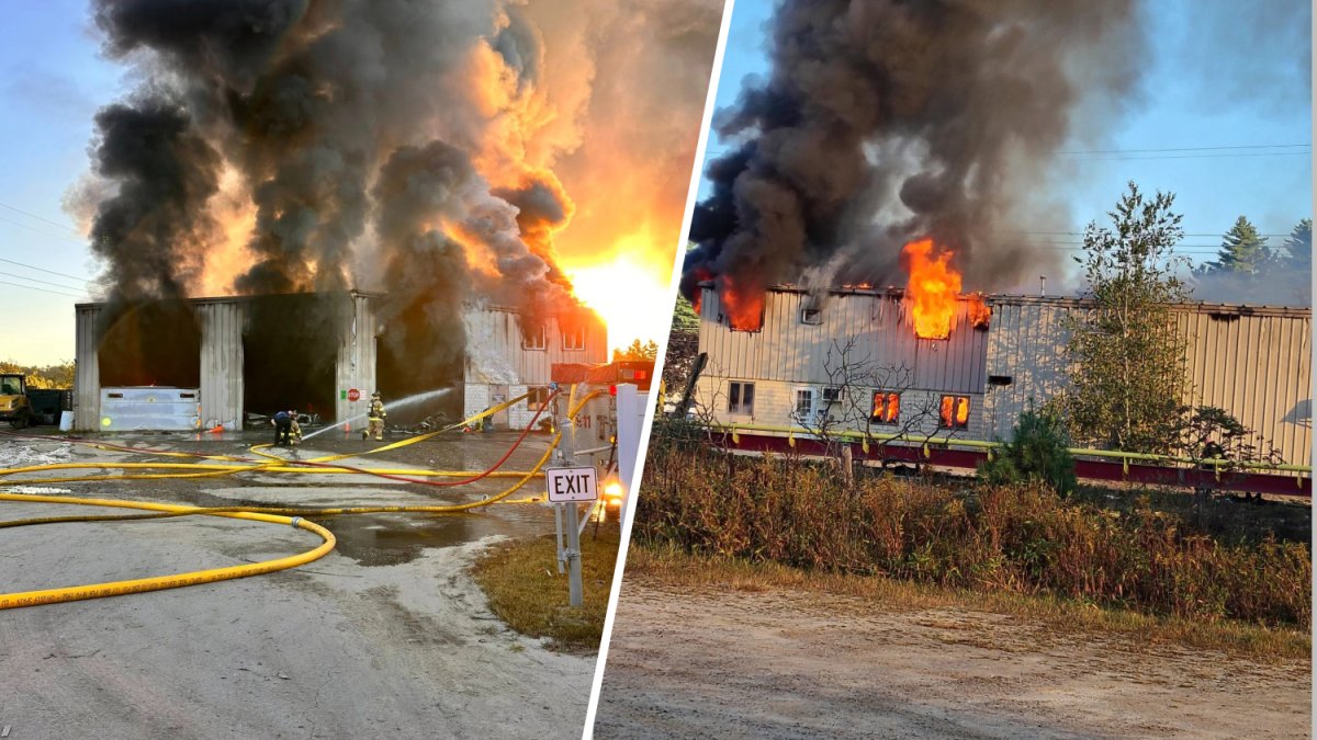 Weare NH fire at Granite State Recycling – NBC Boston