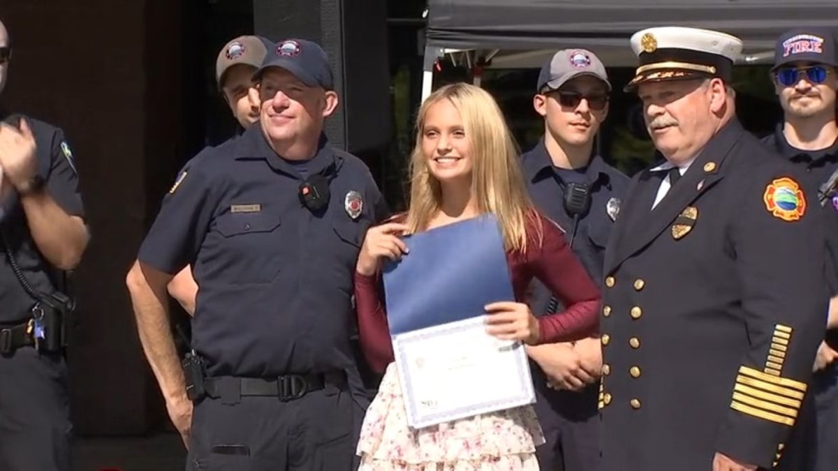 Tyngsboro, girl Juliana Fischer honored for saving boy from well – NBC ...