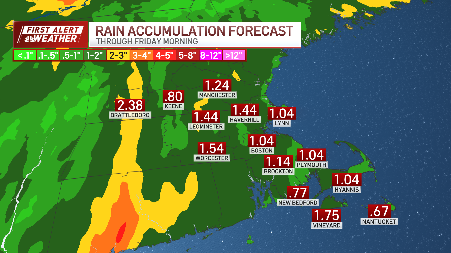 Storm warning in Mass., Boston weather radar – NBC Boston