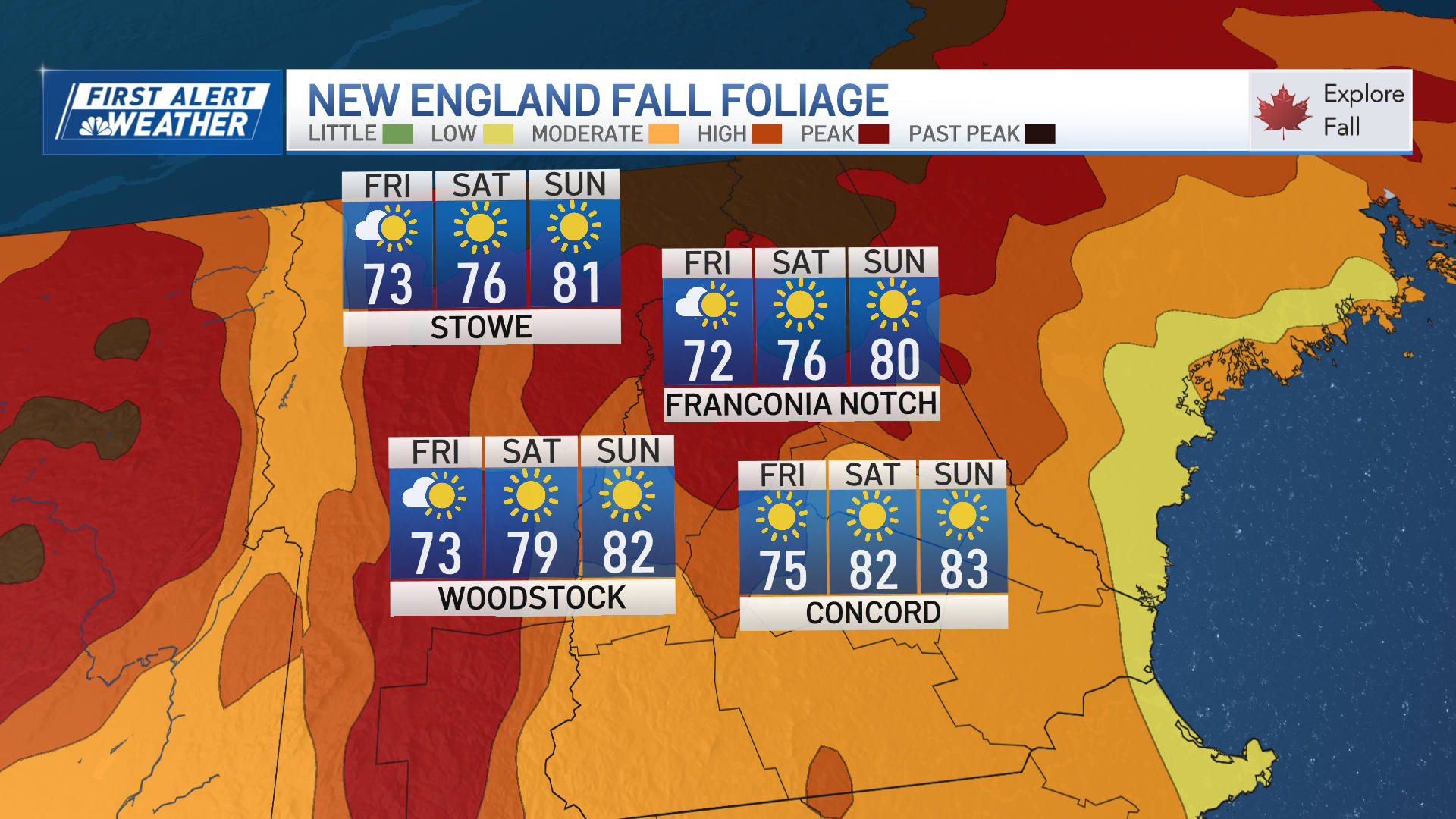 Fall foliage map 2025 New England: Your guide to leaf peeping – NBC Boston
