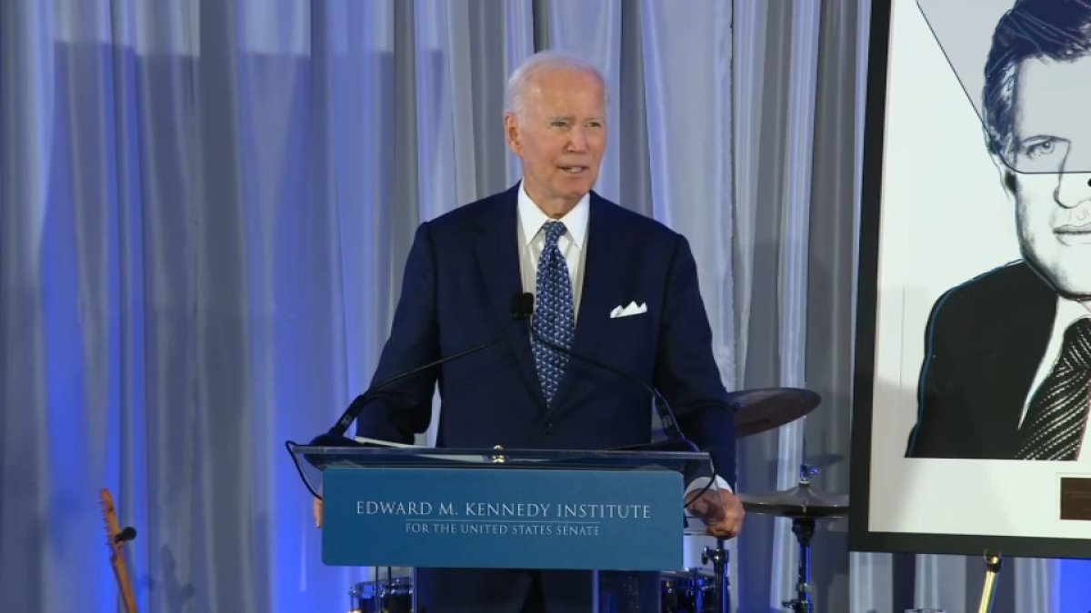 Biden speaks in Boston as he’s honored at Kennedy Institute – NBC Boston