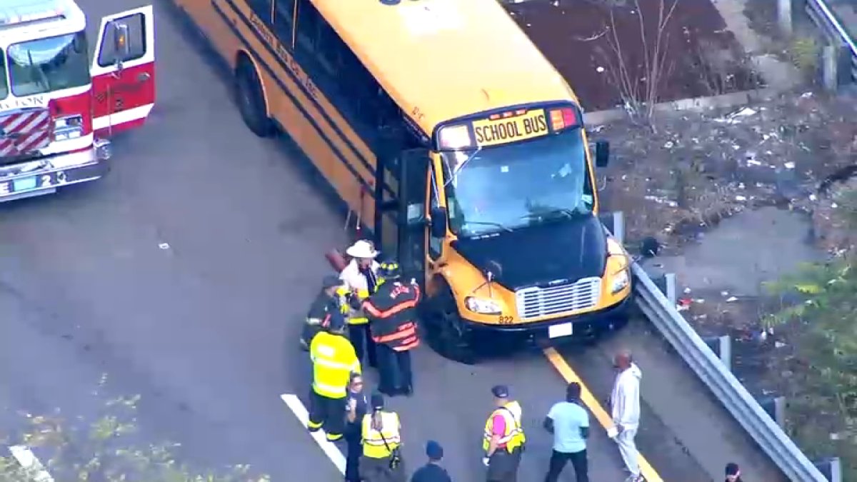 Weston school bus crash on Rte. 128 leaves 8 students injured – NBC Boston