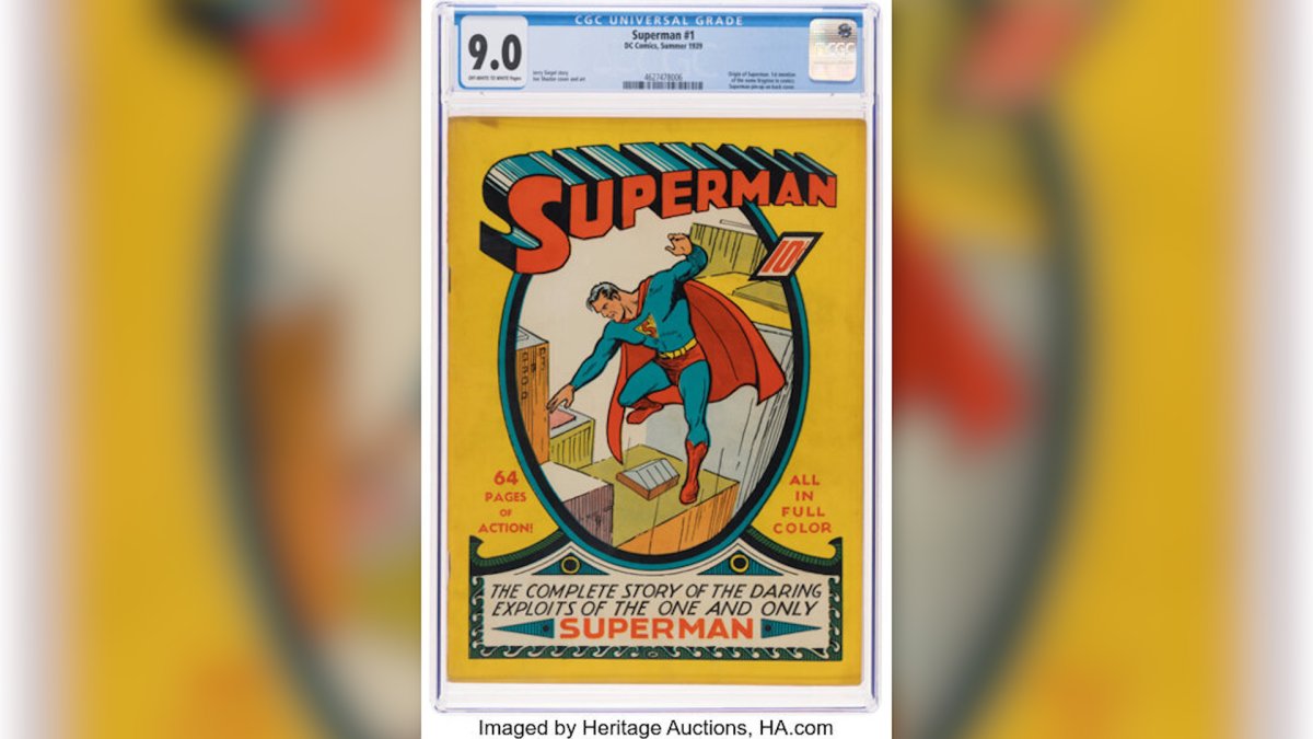 ‘Superman’ comic sells for $9 million, breaking all-time record – NBC ...