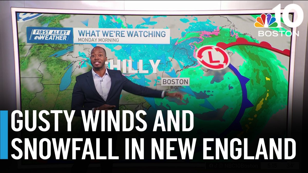Biting wind chills Monday with snow in northern New England – NBC Boston