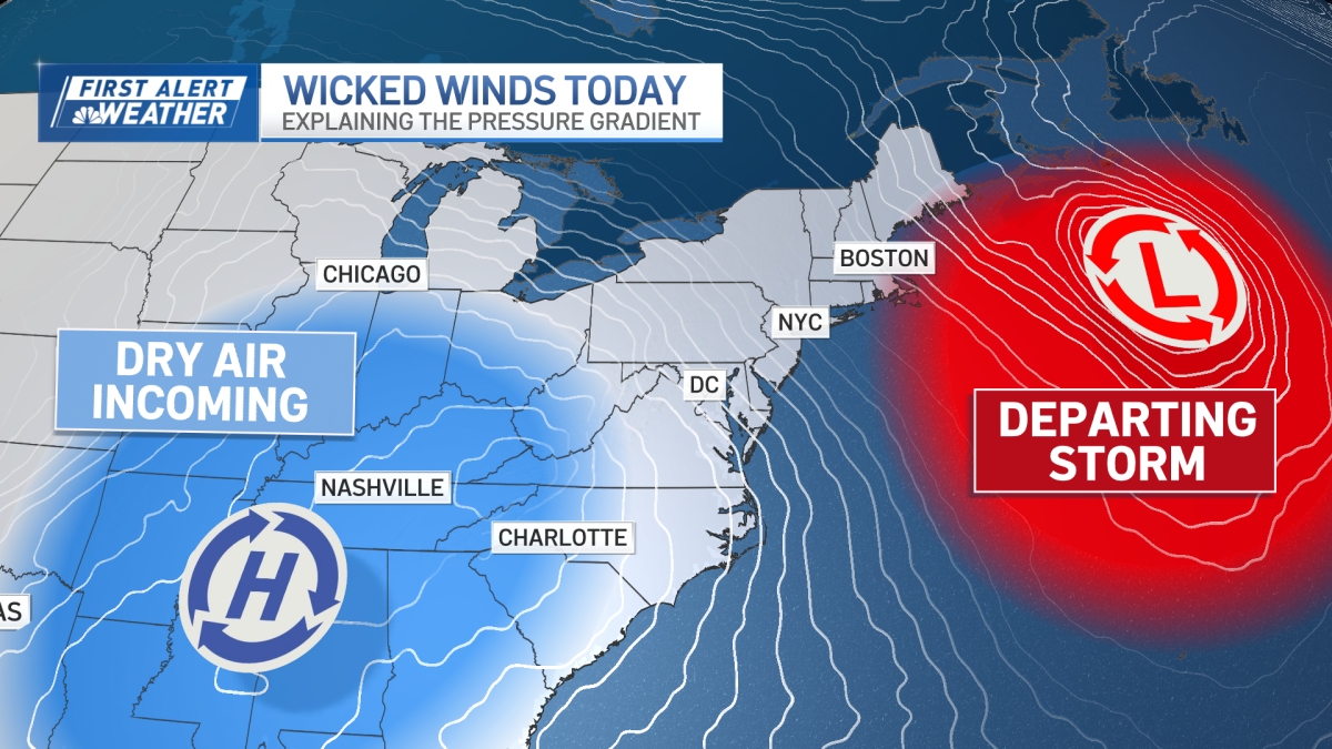 Boston MA Wind advisories in effect – NBC Boston