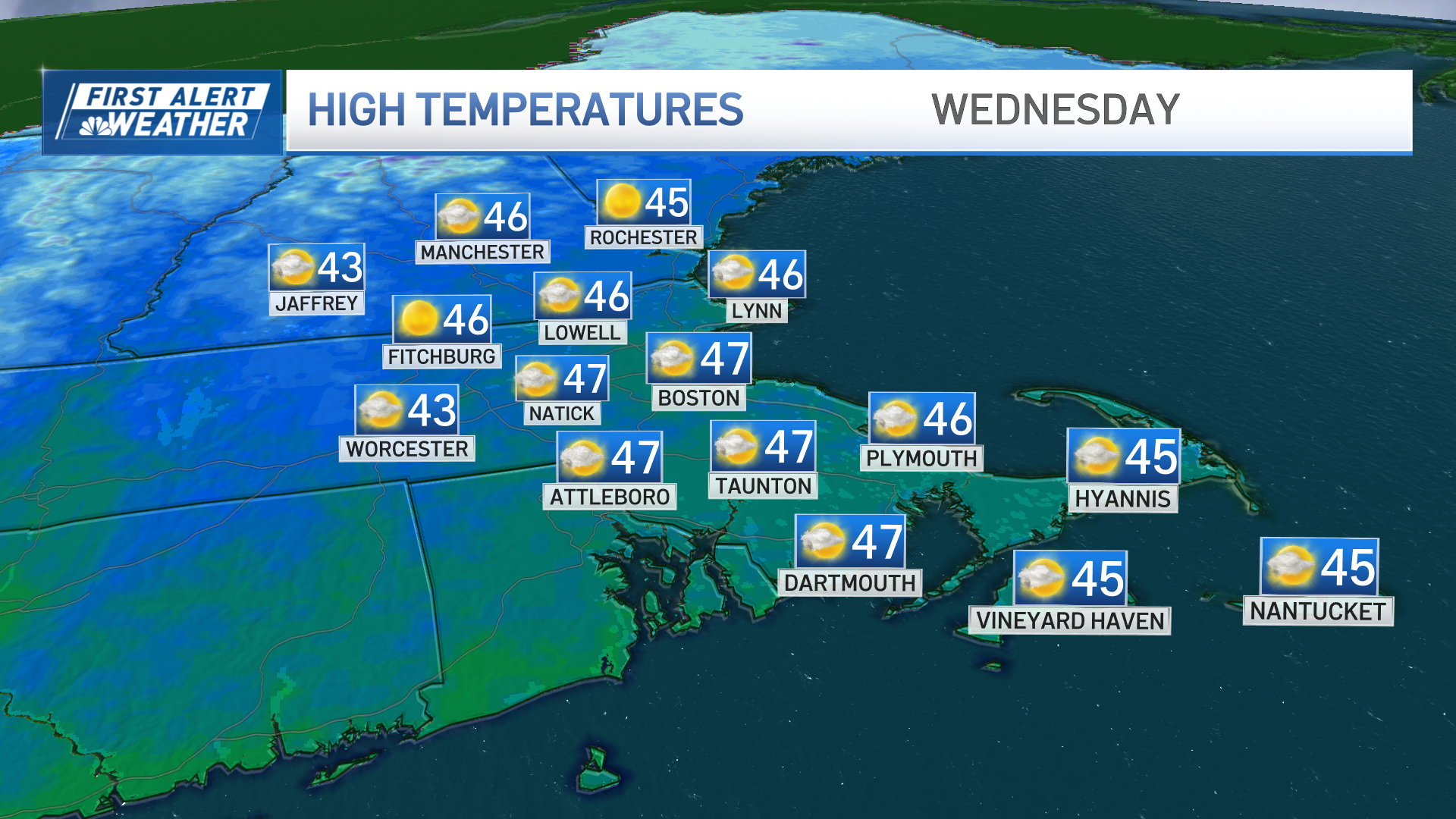 Weather today: Frigid start in Boston area – NBC Boston