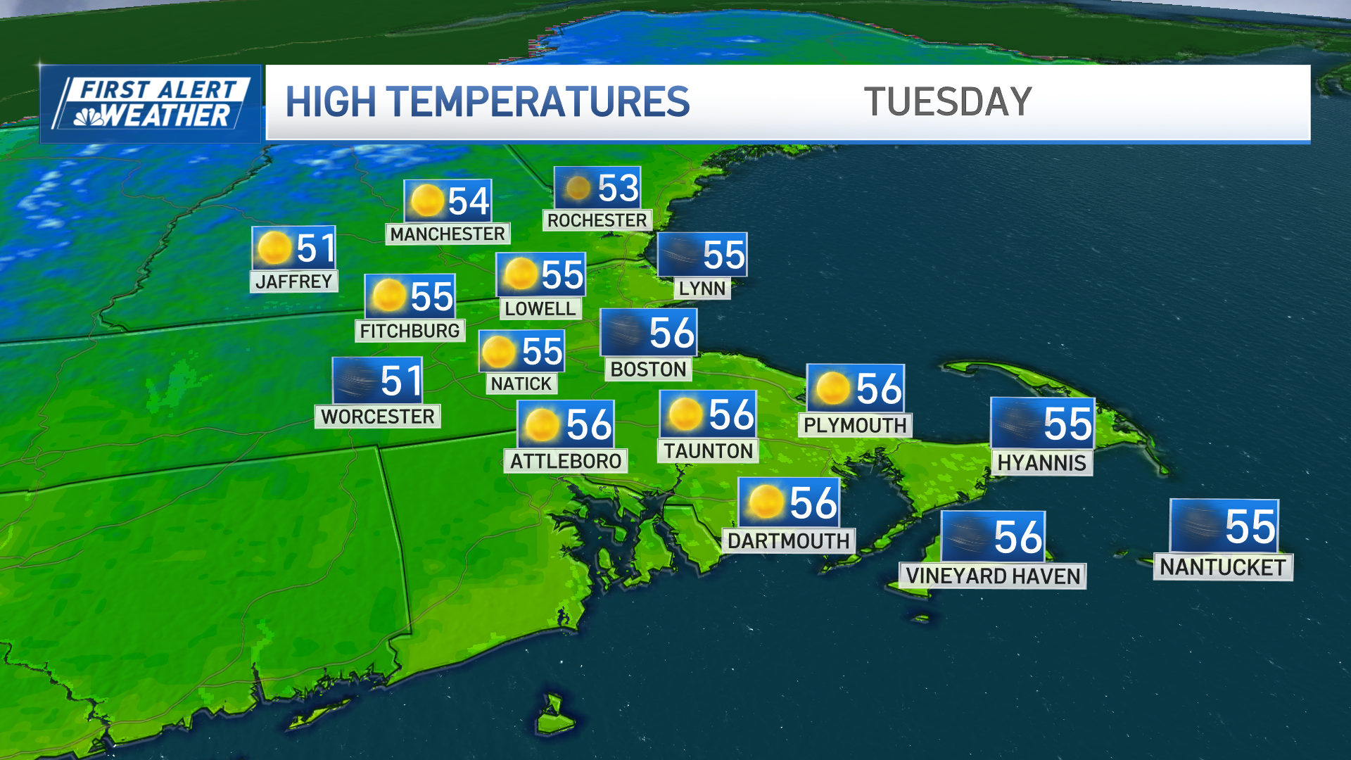 Boston MA weather this week: Rain and wind in forecast – NBC Boston