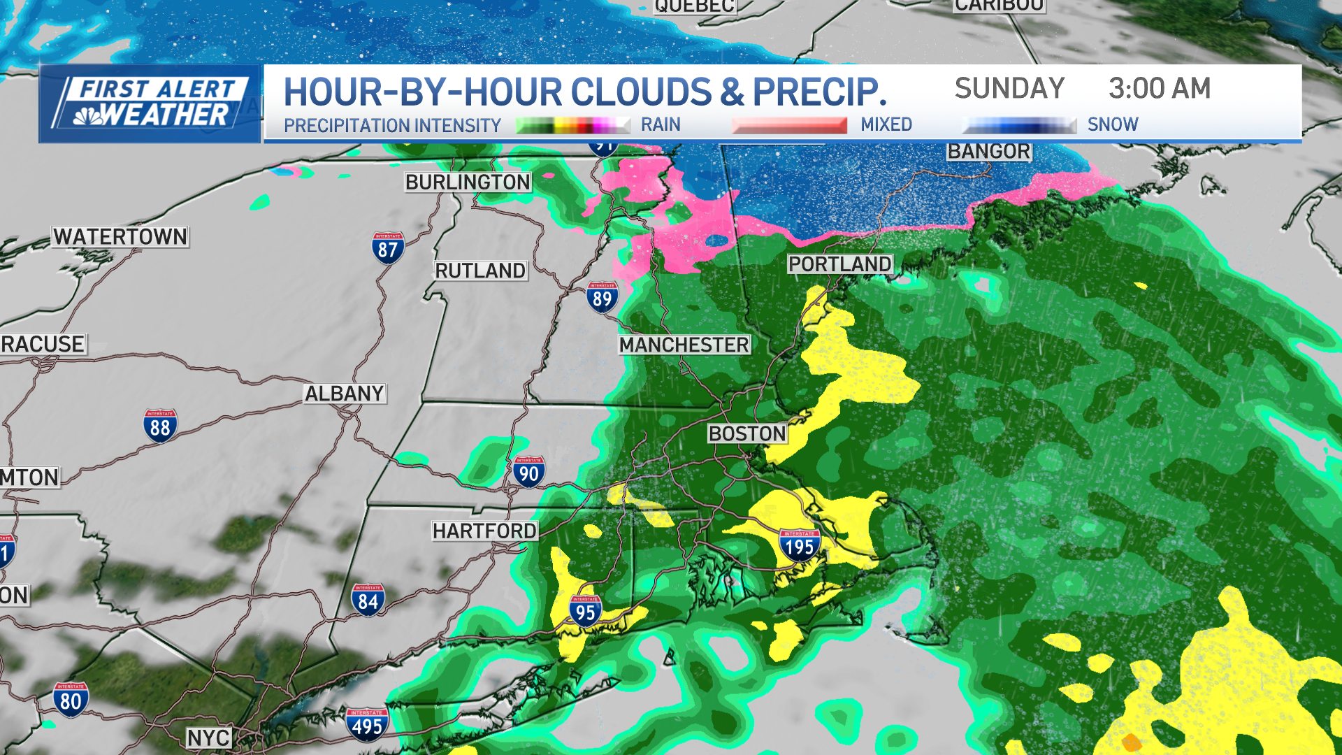 Tracking weekend storm bringing rain, ice and snow to Mass., NH, Maine ...