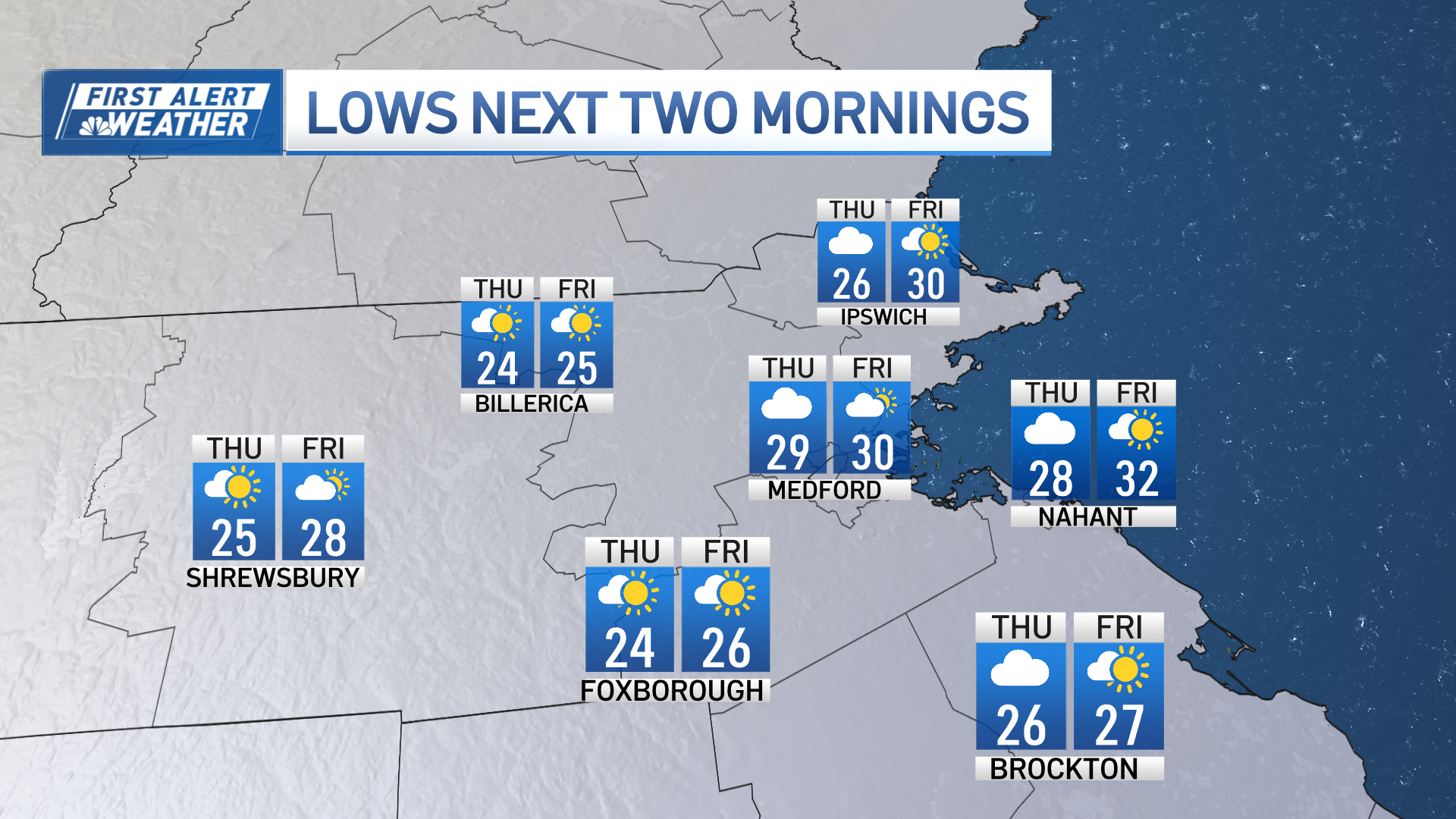 Weather today: Greater Boston starts wicked cold again – NBC Boston