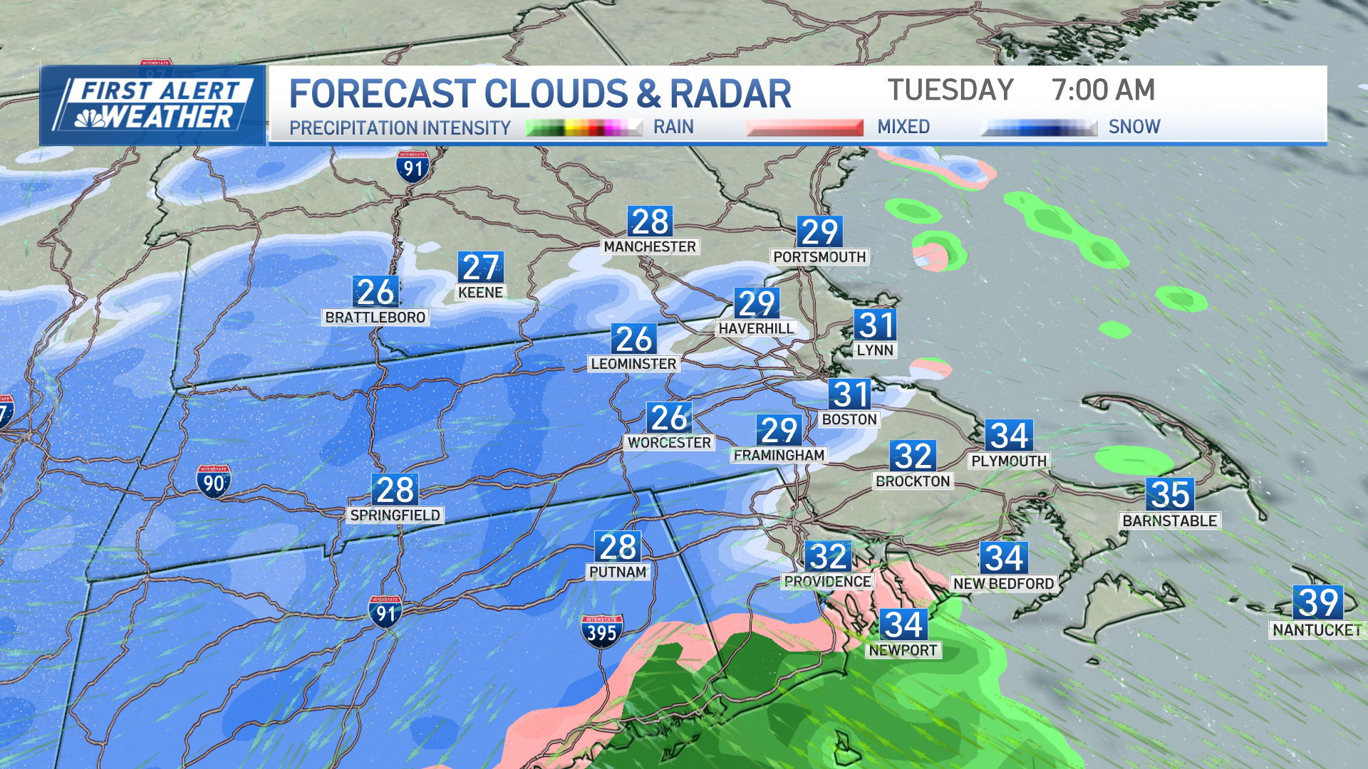 Winter storm snowfall totals. How much will Mass., NH get? – NBC Boston