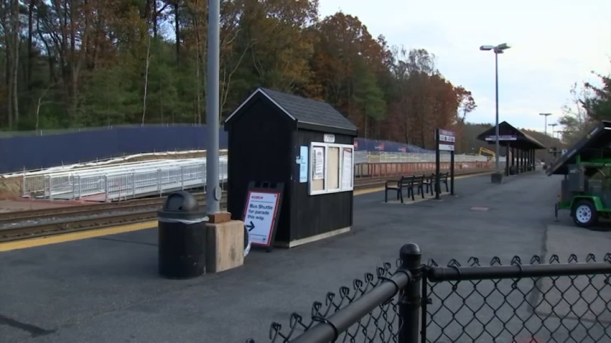 MBTA Foxboro Commuter Rail Station upgrade underway ahead of World Cup ...