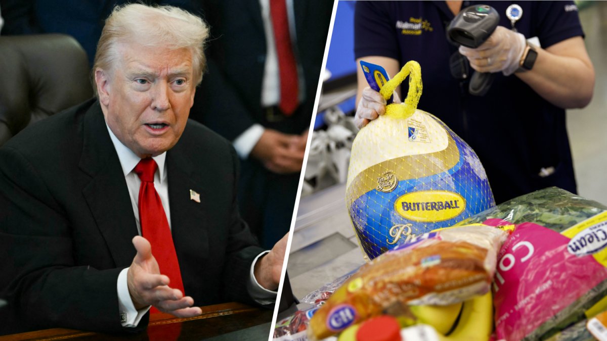 Trump touts Walmart Thanksgiving meal cost to vindicate policies – NBC ...