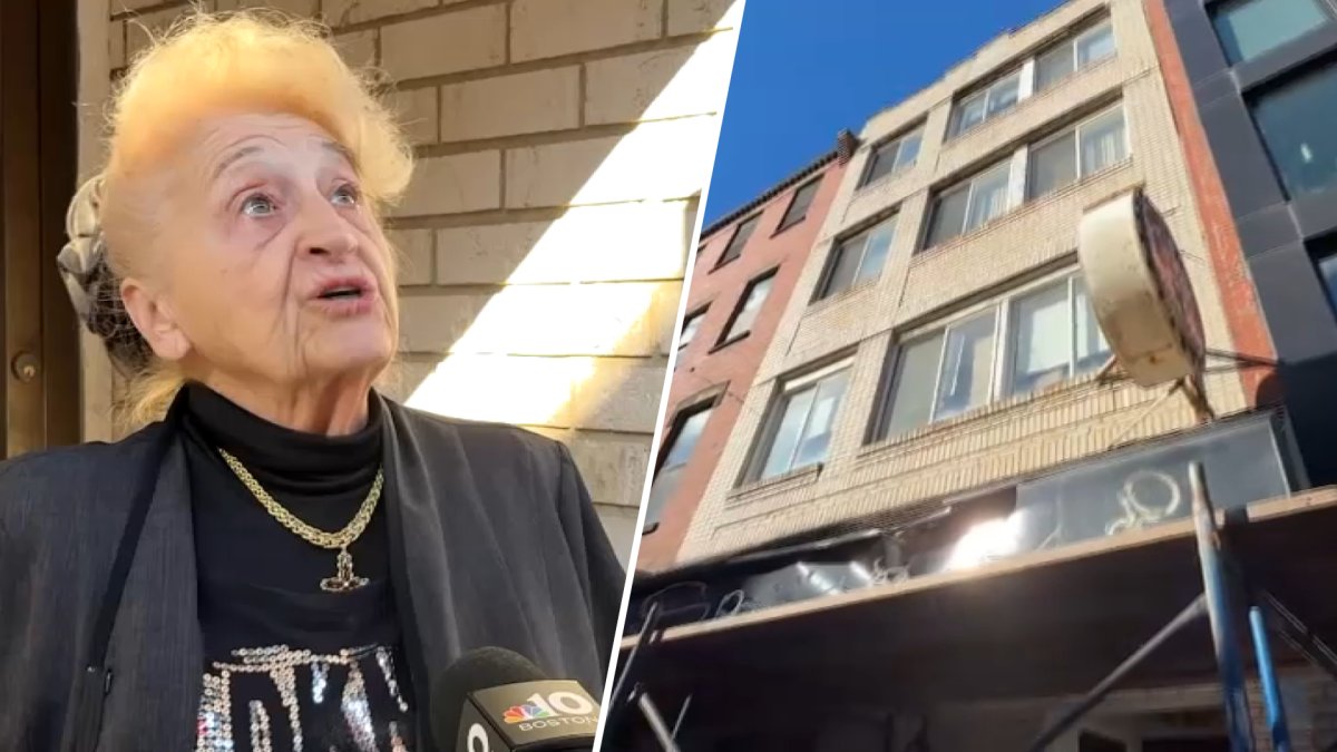 Falling bricks nearly hit Boston building owner after blessing – NBC Boston