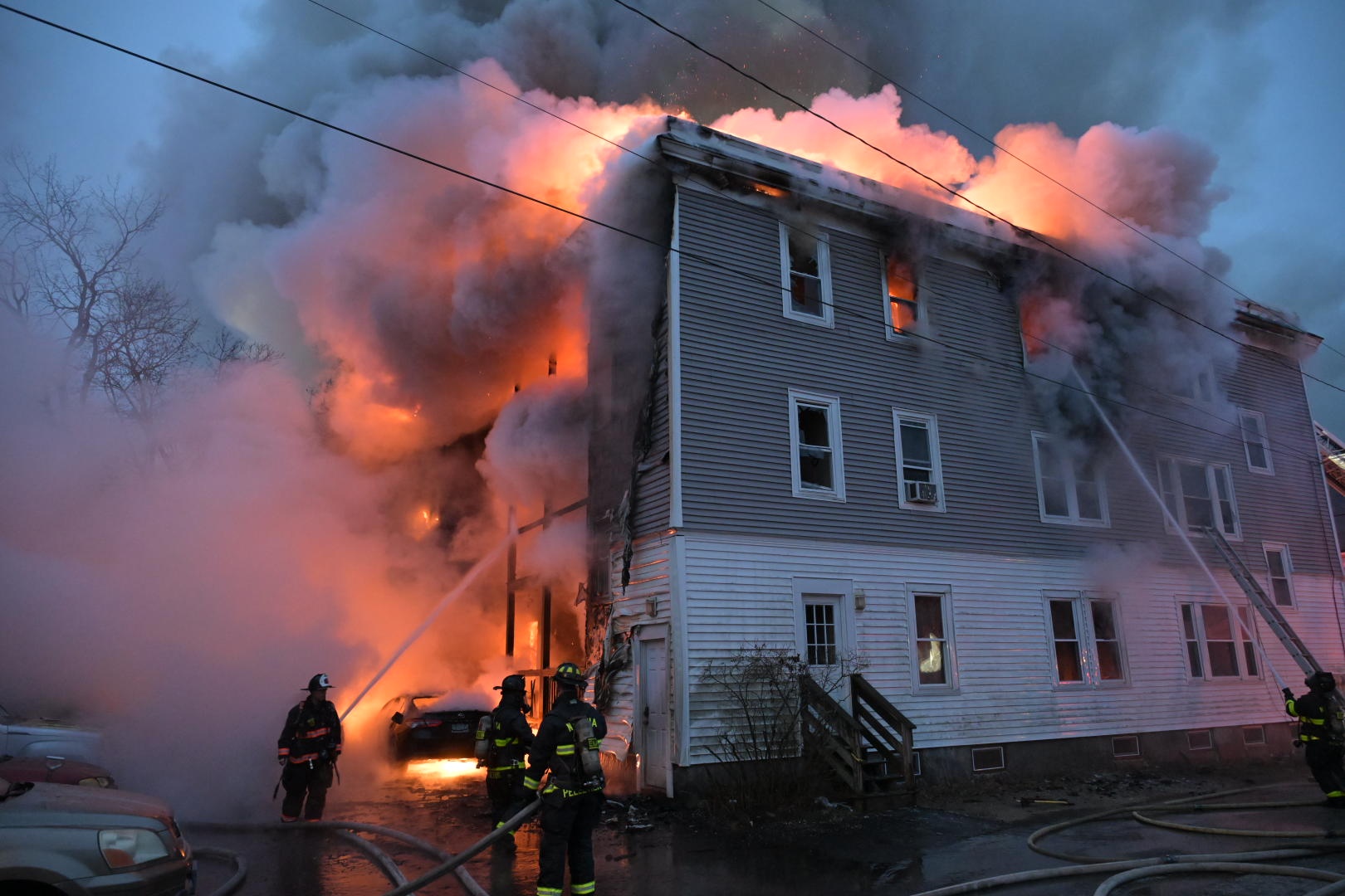 Nashua NH fire impacting 2 buildings on Vine Street – NBC Boston