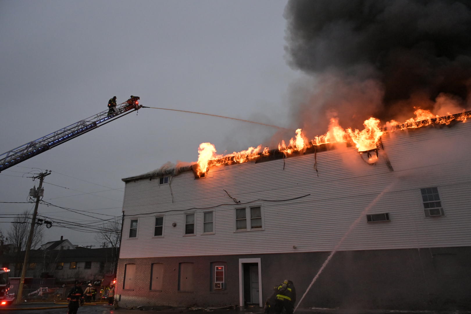 Nashua NH fire impacting 2 buildings on Vine Street – NBC Boston