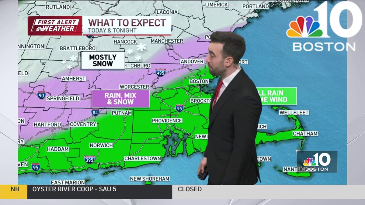 Winter storm in Mass., NH: Latest updates, snowfall totals – NBC Boston