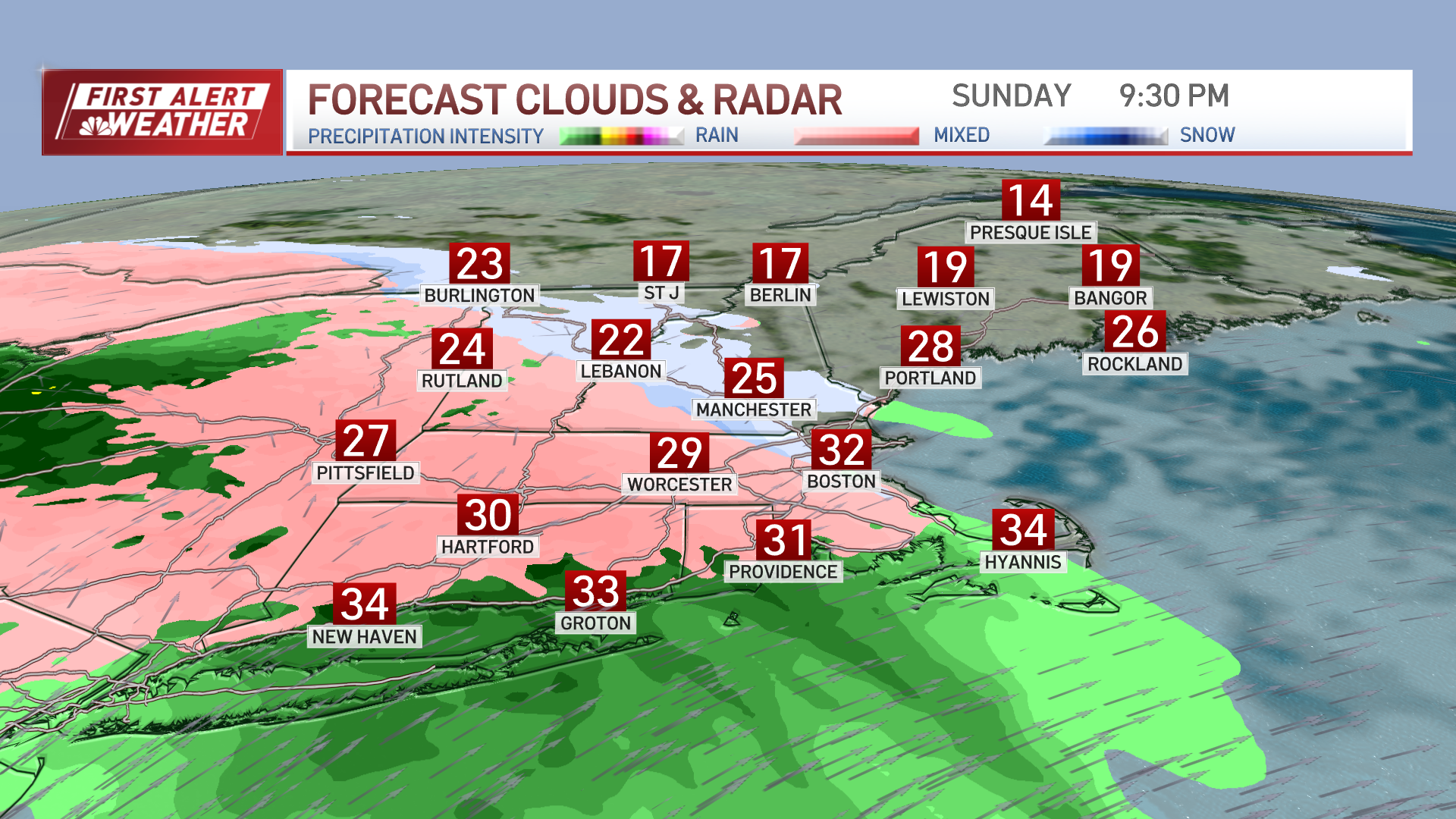 Winter storm warning, icy conditions expected Sunday – NBC Boston
