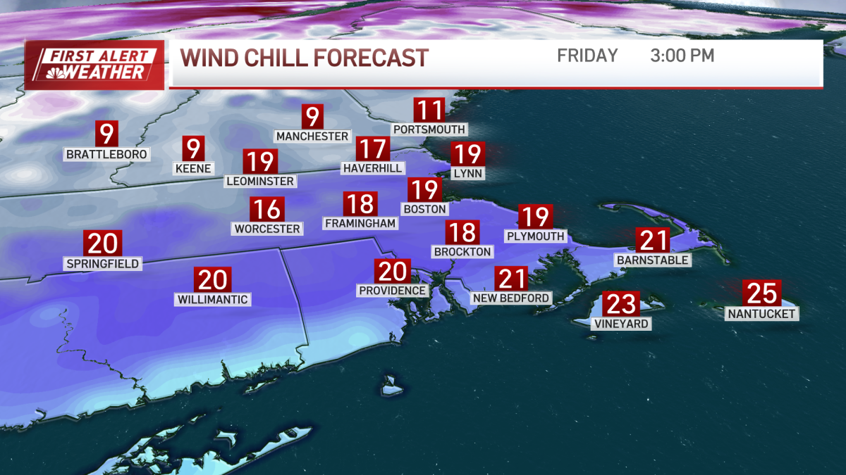 Dangerously cold today in Boston, ‘feels-like’ temperatures below zero ...