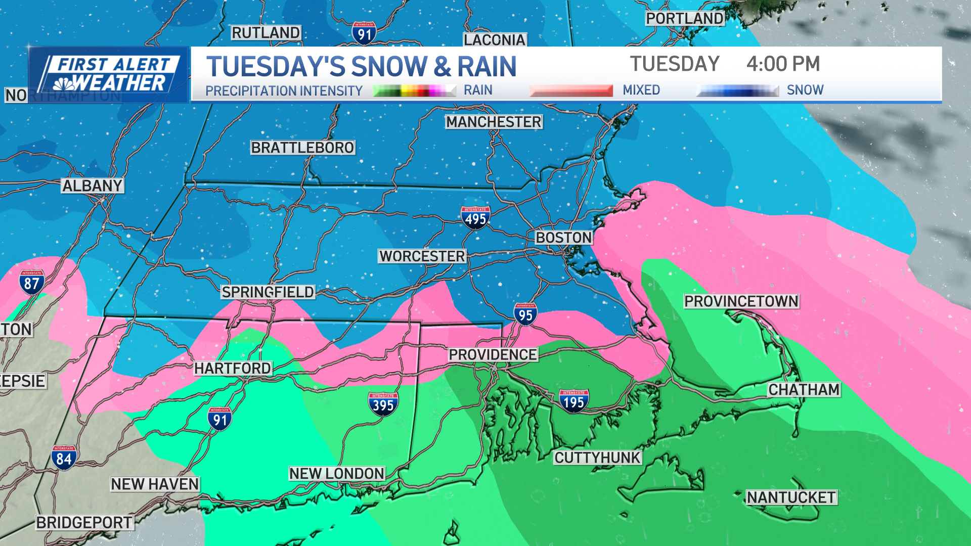 Snow storm Tuesday. How much will we get in Mass., NH? – NBC Boston