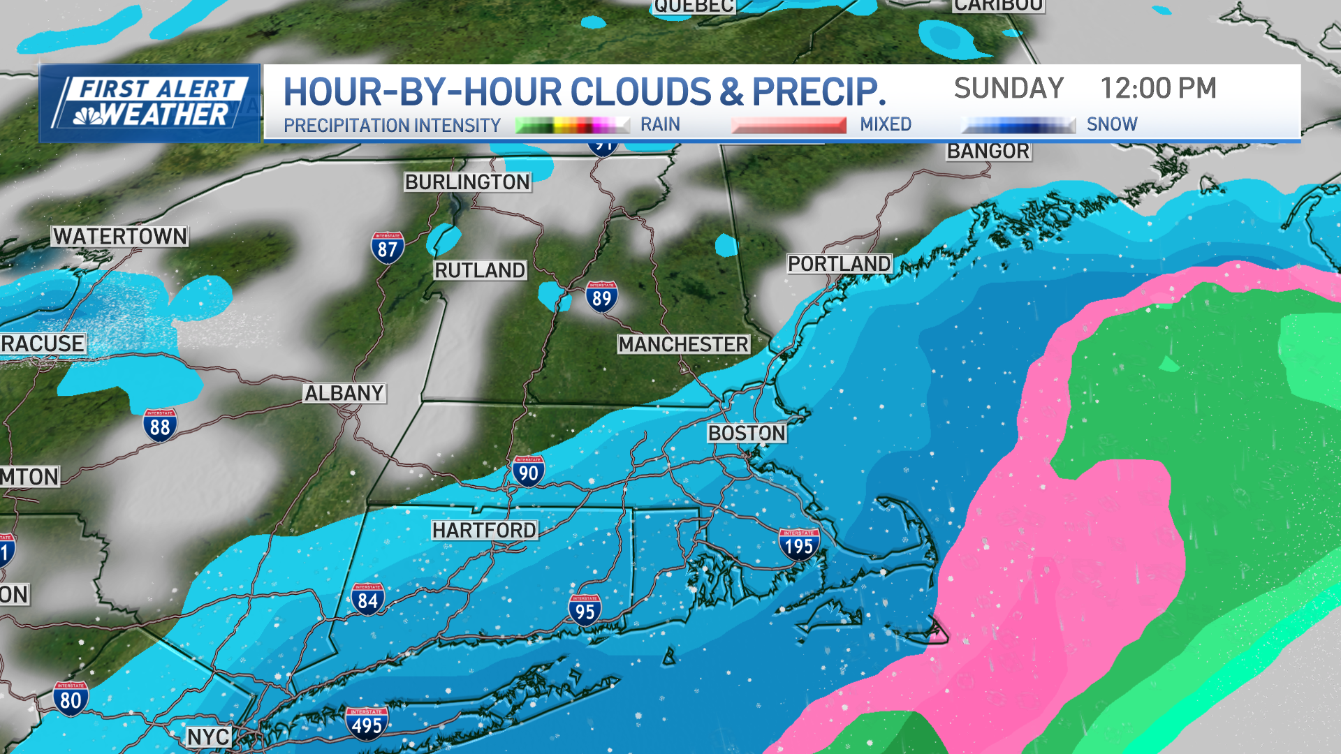 Sunday snow storm in Mass., NH: How much will we get? – NBC Boston