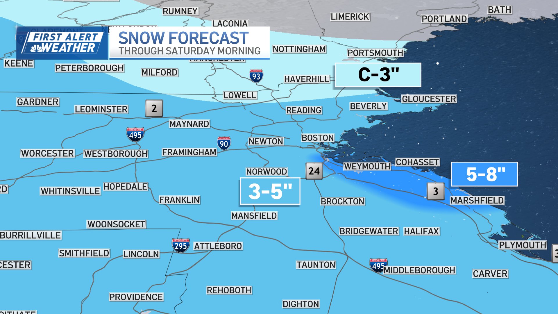 Snow storm update: Higher snow totals expected – NBC Boston