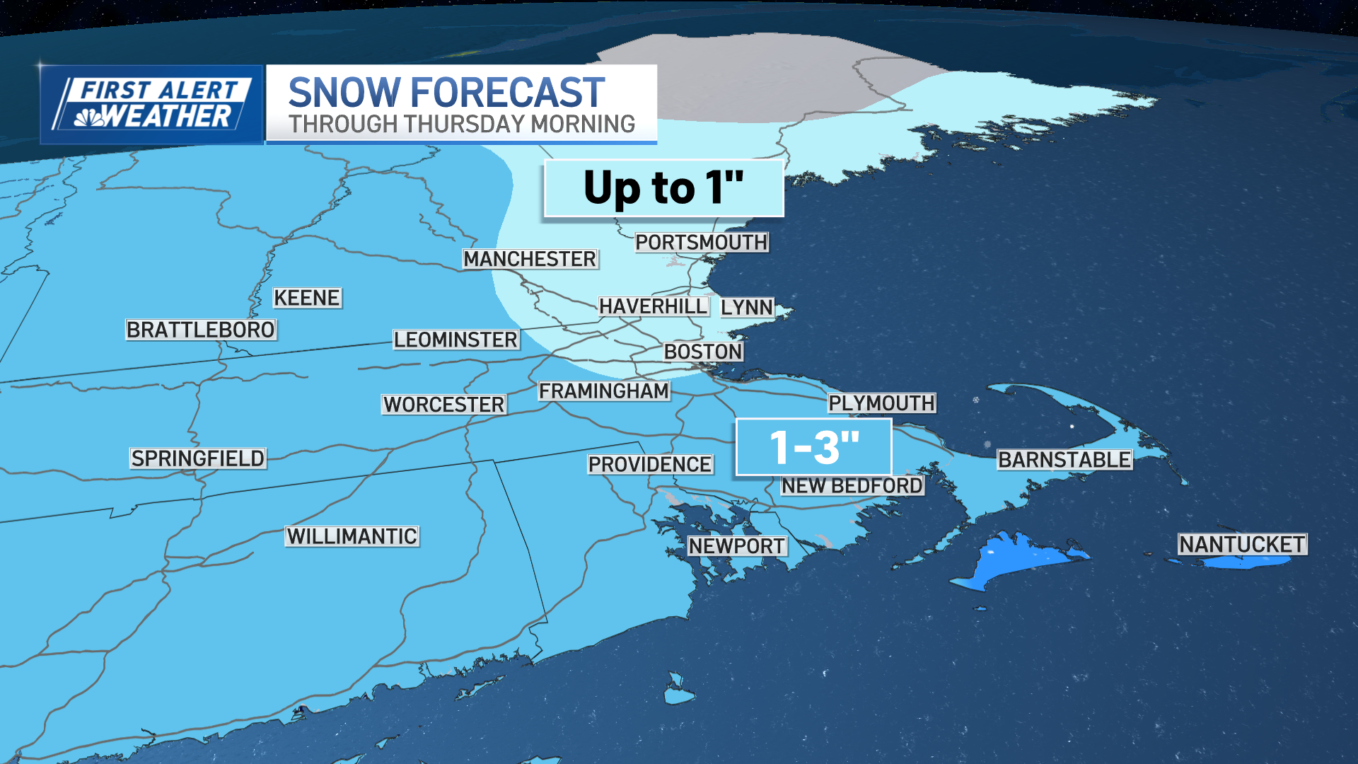 Tracking snow just in time for New Year’s Eve – NBC Boston