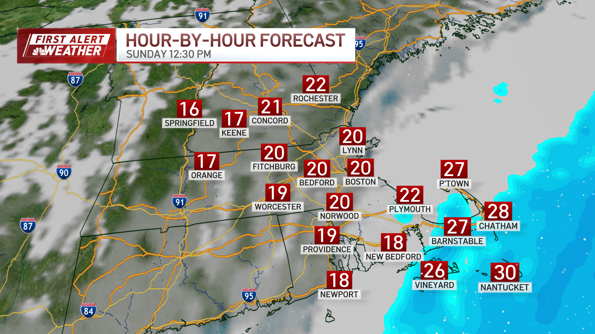 Storm today brings gusty winds, snow and flooding risk – NBC Boston