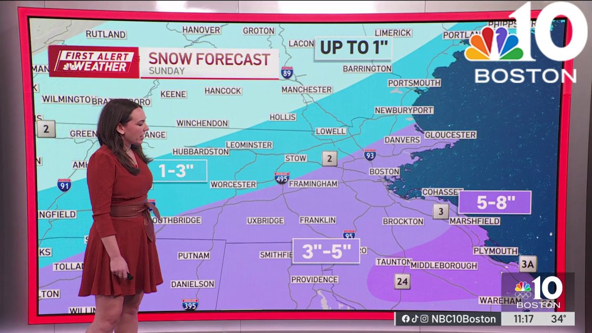 First Alert Forecast: How much more snow are we expecting Sunday? – NBC ...
