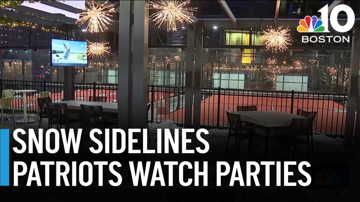Snow sidelines Patriots watch parties on Sunday – NBC Boston