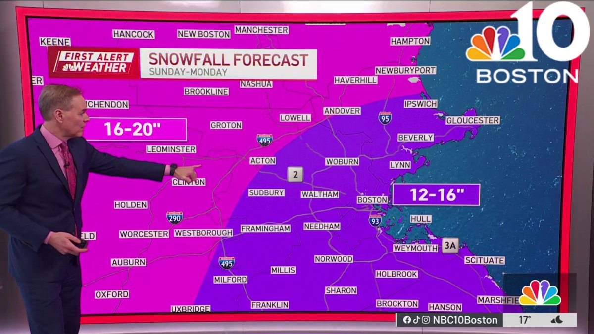 Weather forecast: How cold and how much snow? – NBC Boston