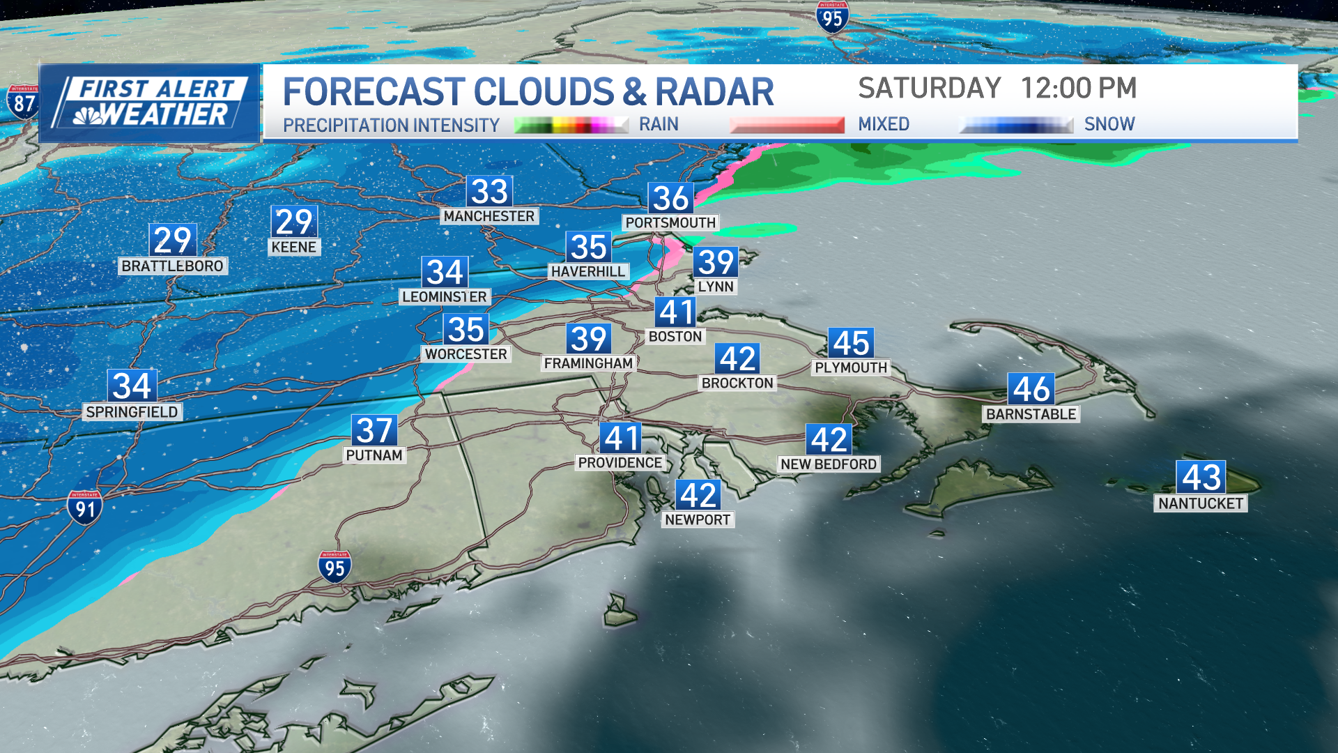 Boston weather: snow in Massachusetts this weekend, how much? – NBC Boston