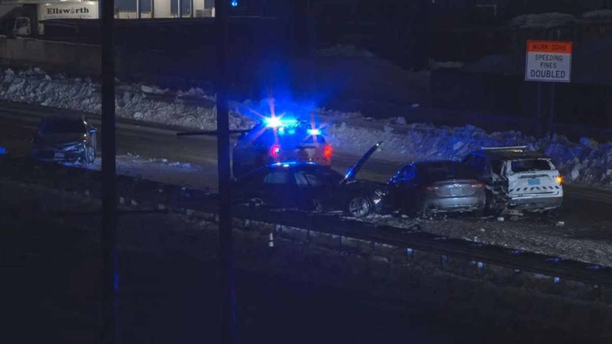Police cruiser involved in multi-car crash in New Bedford – NBC Boston