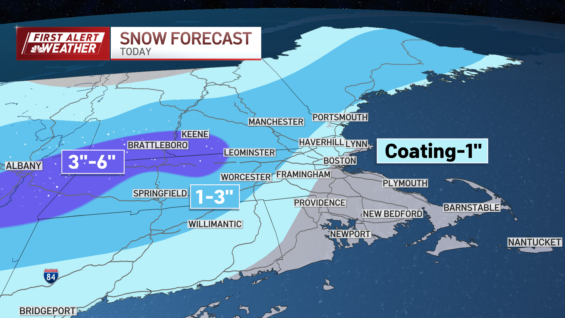 Boston snowstorm: How much snow are we getting tomorrow in Mass.? – NBC ...
