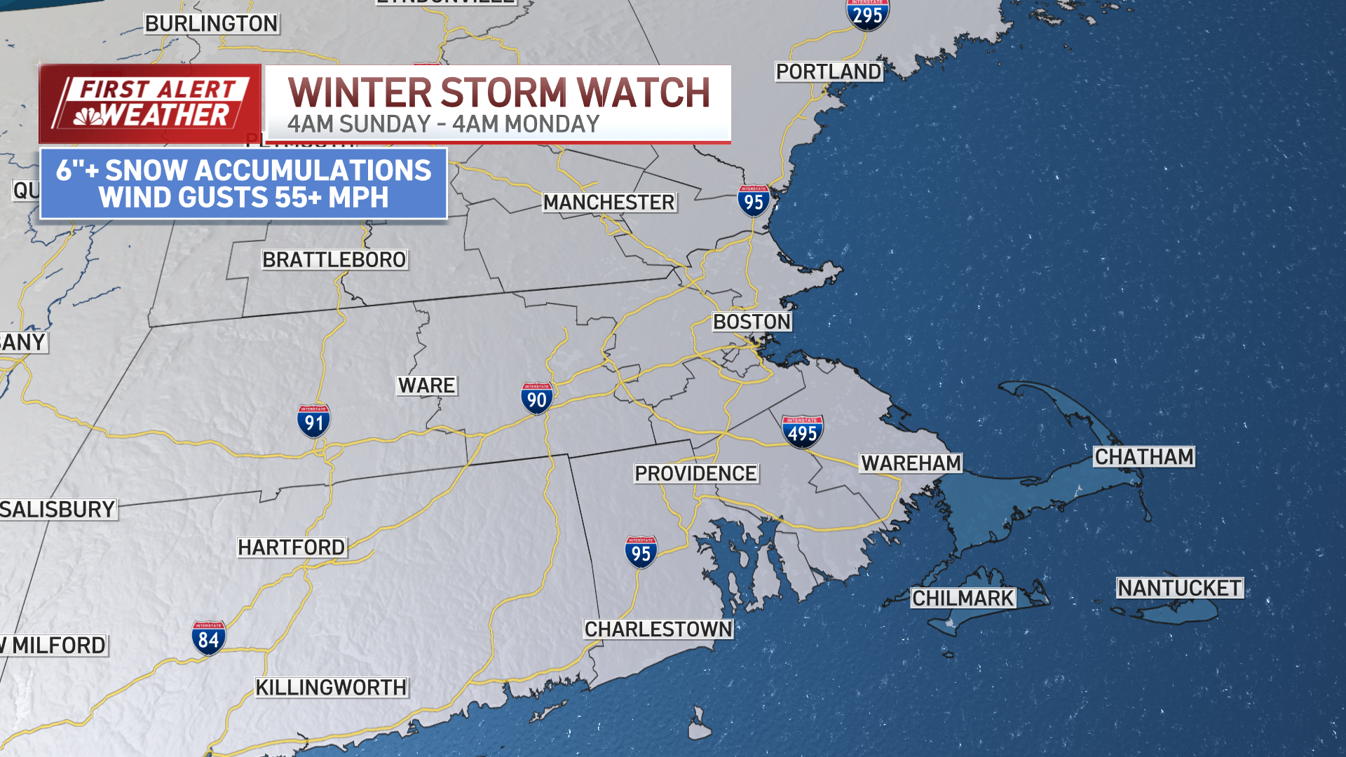 Boston snow this weekend. How much snow will Mass., NH get? – NBC Boston