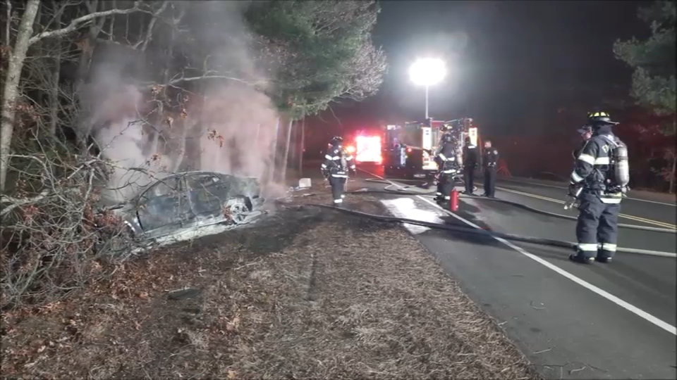 Falmouth crash early Sunday injures driver on Route 151 – NBC Boston