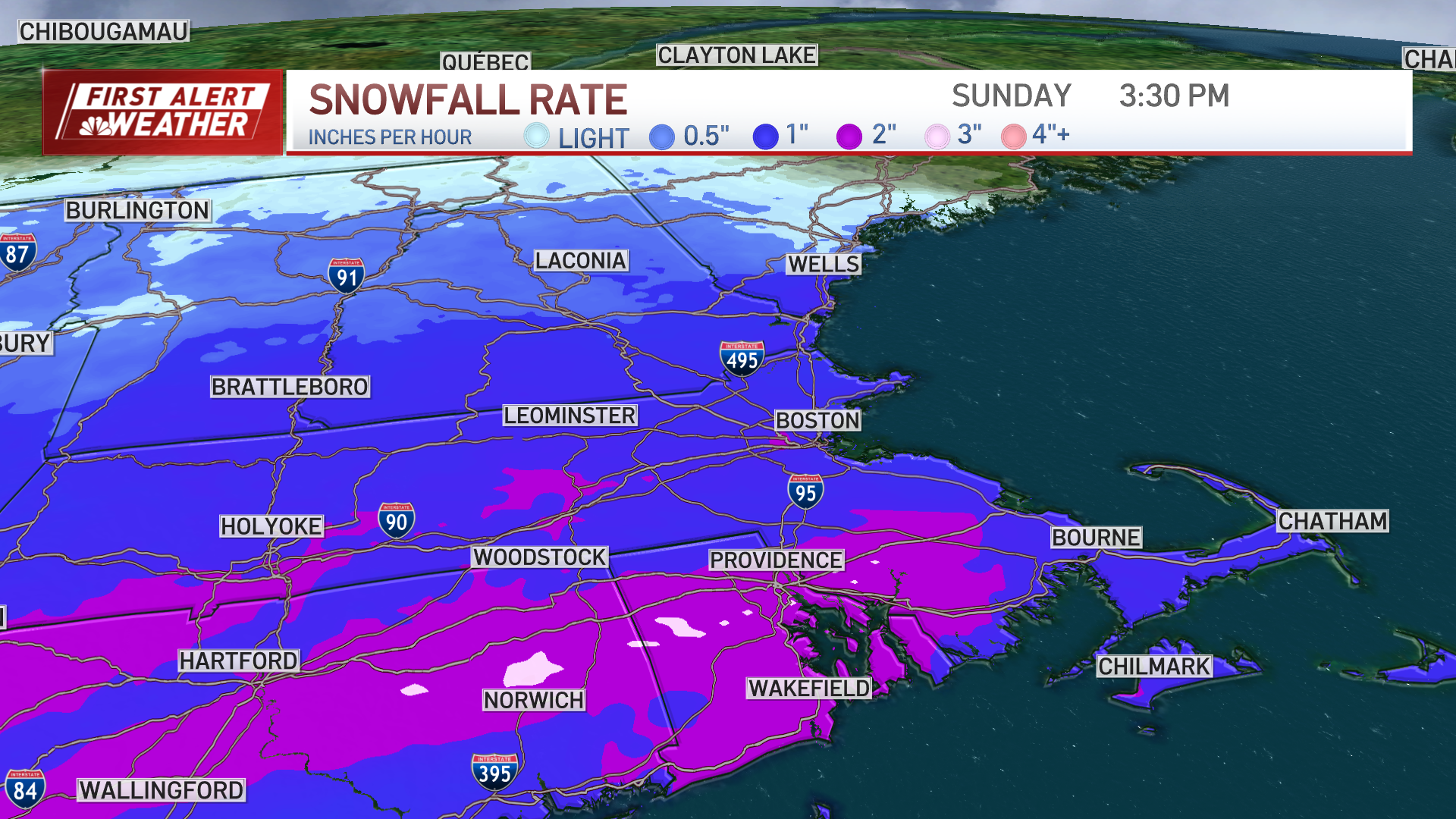 What time does the snow start tomorrow in Boston? Timing, totals – NBC ...