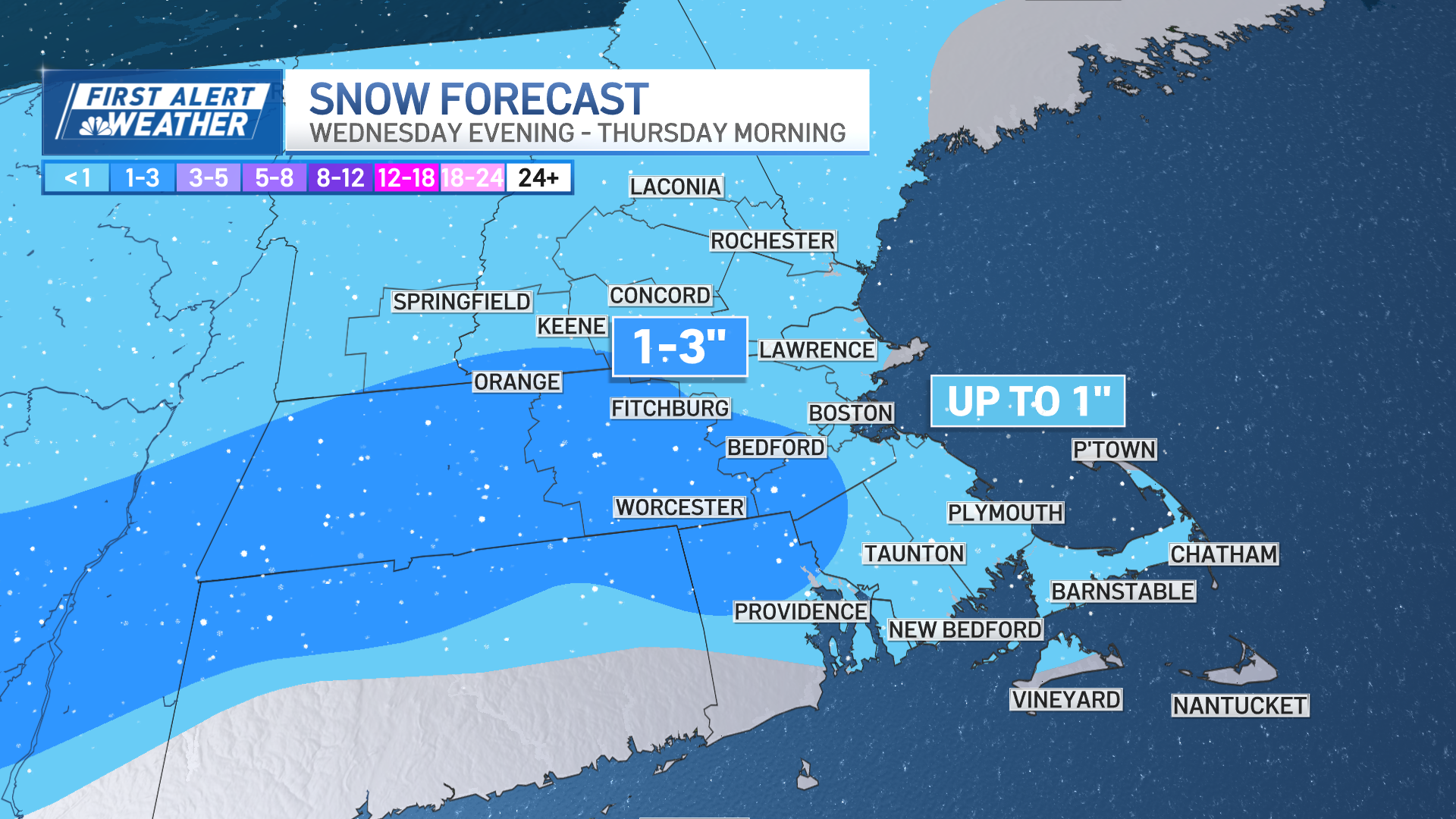 How much snow is Boston getting this week? Snowfall maps, timing – NBC ...