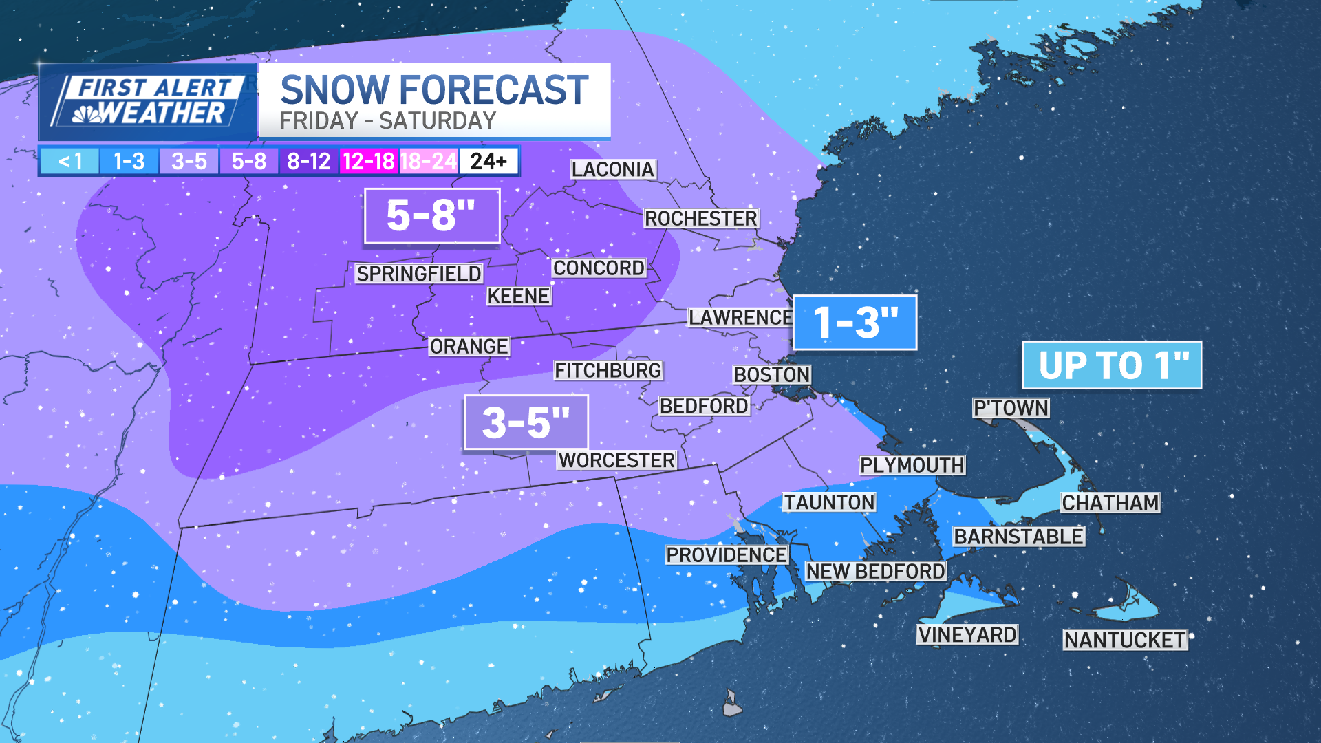 How much snow is Boston getting this week? Snowfall maps, timing – NBC ...