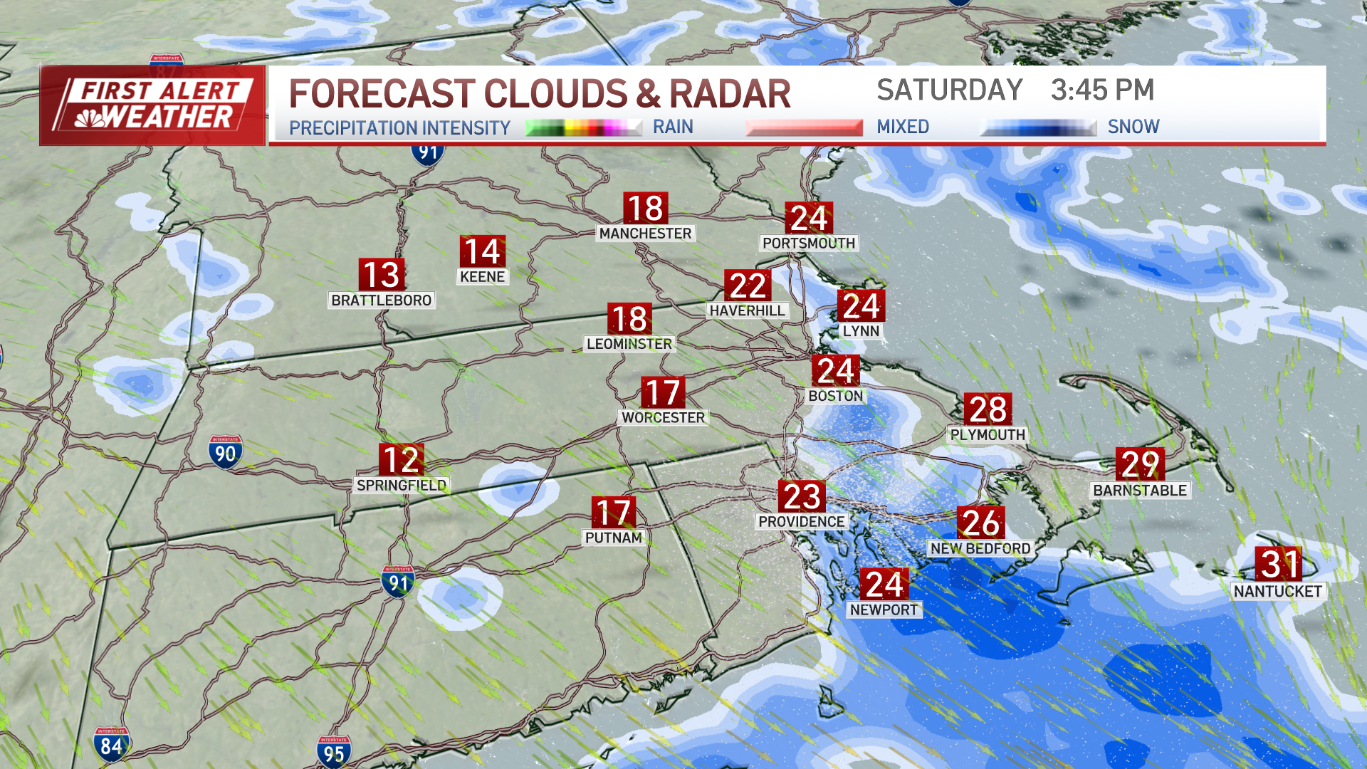 Boston, MA, weather, when the snow is supposed to stop – NBC Boston