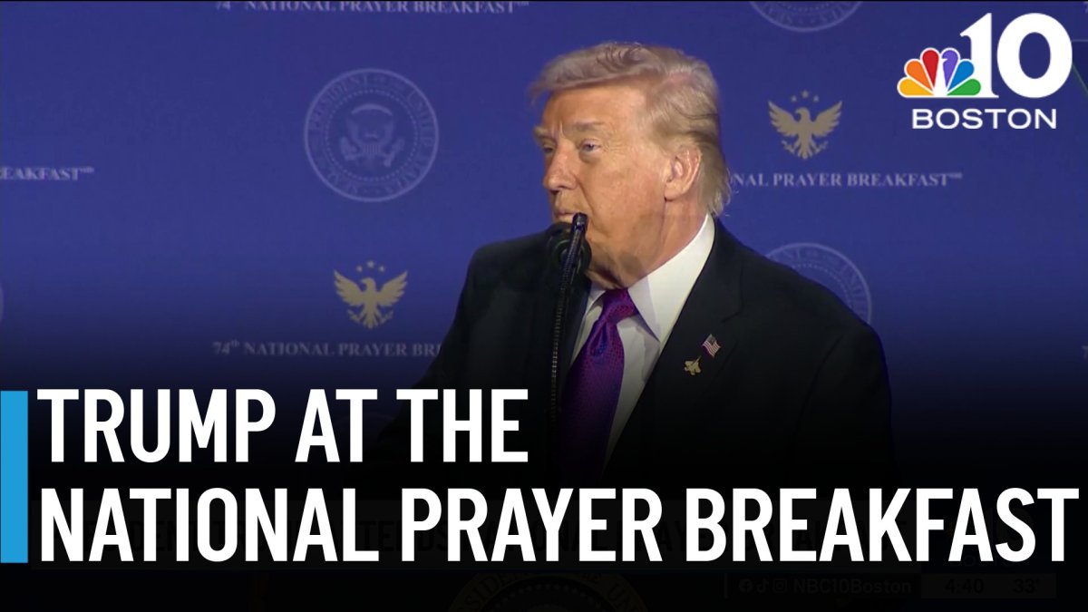 Trump mocks Democrats, GOP critics at National Prayer Breakfast – NBC ...