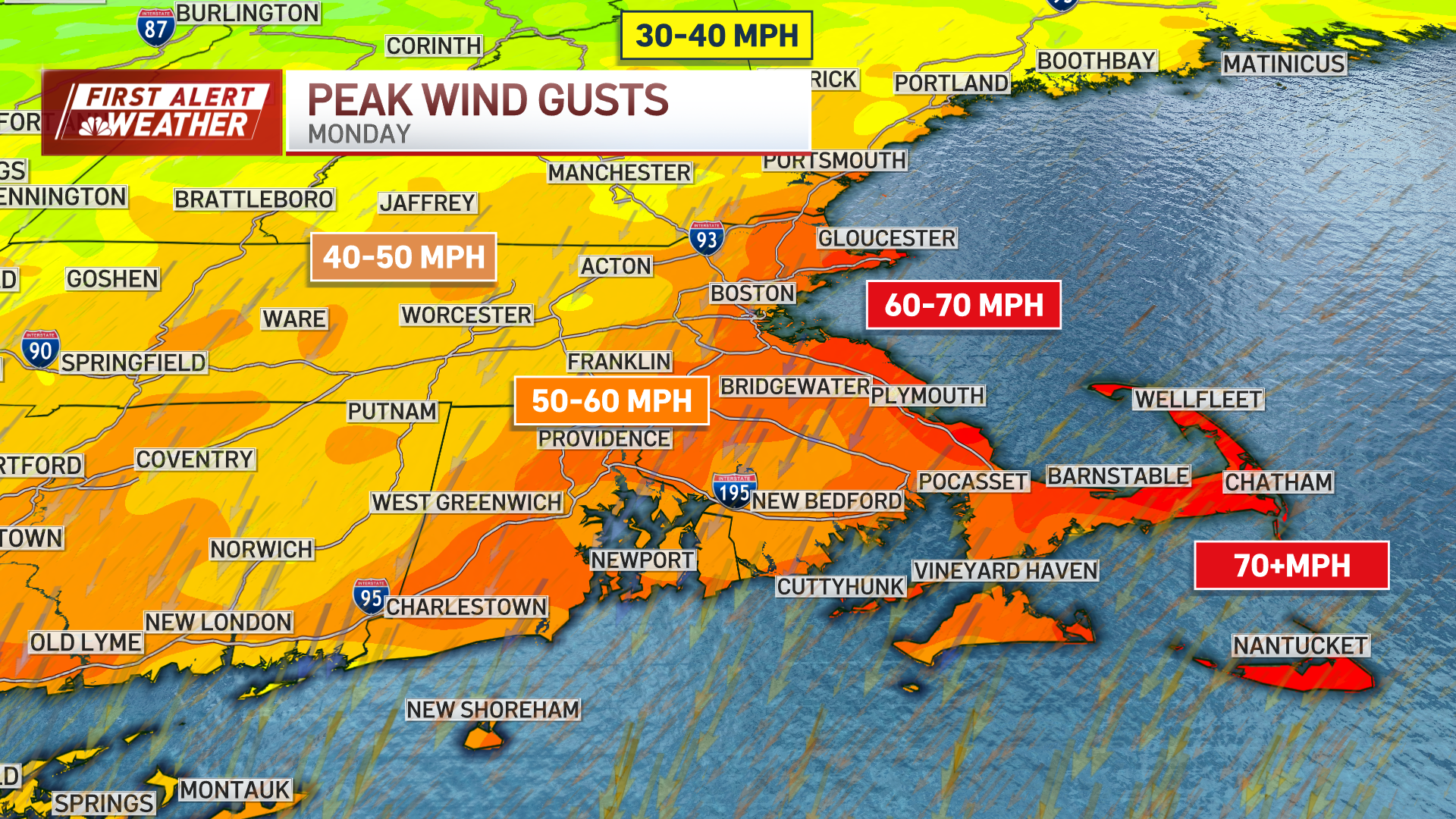 Boston, MA snow storm forecast — blizzard, radar, wind damage – NBC Boston