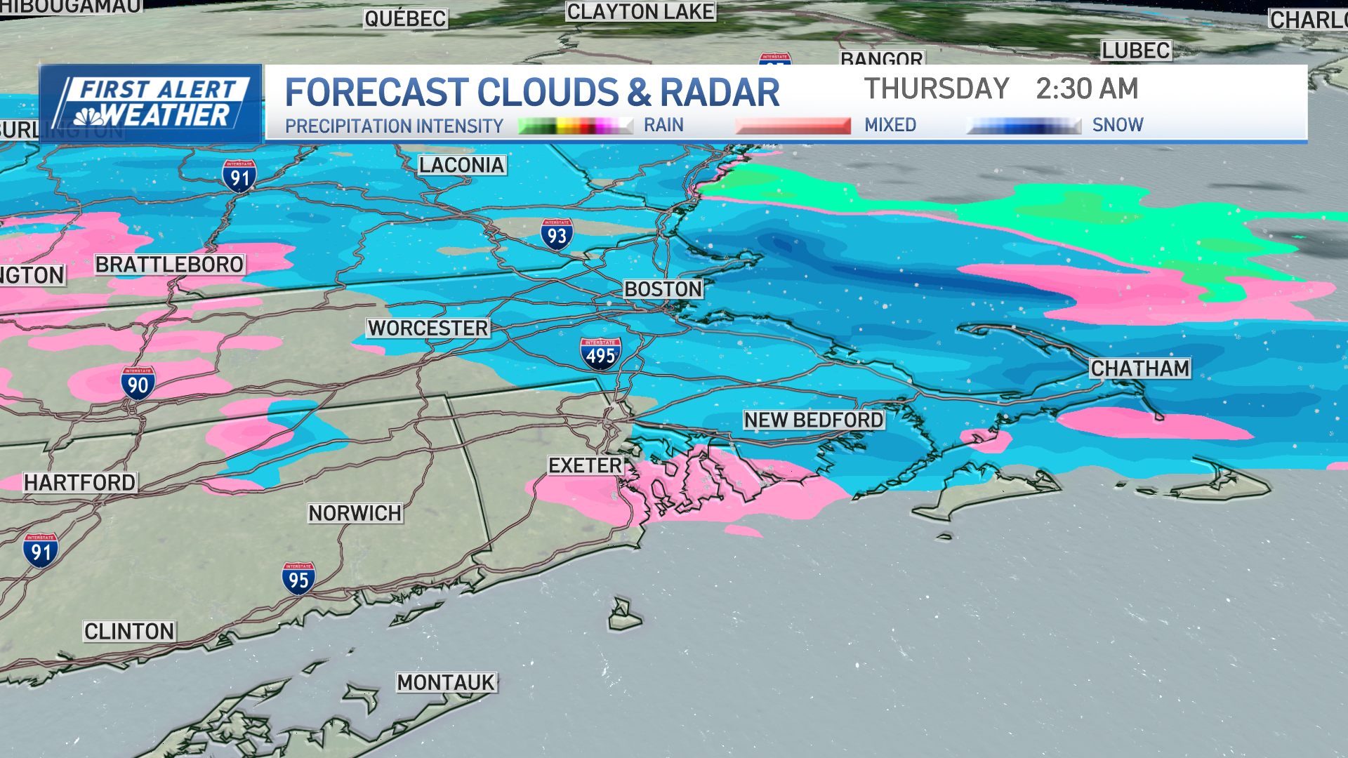 Boston weather: How much snow is Massachusetts getting today? – NBC Boston